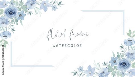 Blue Rose Border