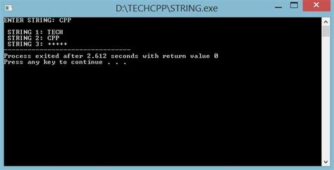 C Program To Demonstrate String Datatype Devcppgcc Techcpp