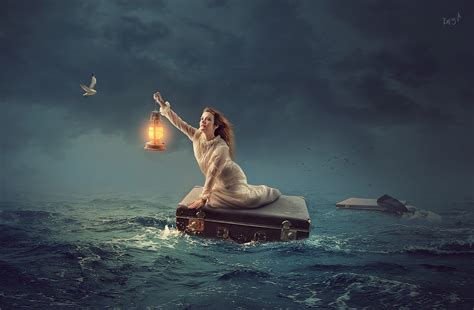 In The Sea Photoshop Manipulation Tutorial Photoshop Squer