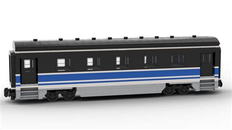 Lego Moc Wagon Passager Passenger Wagon 2 Moc By Mimi68 Rebrickable Build With Lego