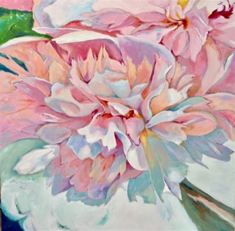 Gayle Merrill Peony In Pink Ii Bay School Community Arts Center