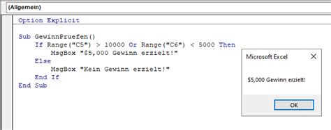 Vba Kombination Von If Mit And Or Und Not Automate Excel