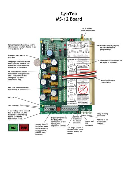Sequencing Panel Board One Touch Sequential System Control