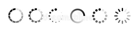 load buffer icon circle buffer preloader symbol upload page stock