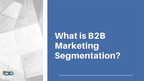 Lead2pipeline On Linkedin What Is B2b Marketing Segmentation