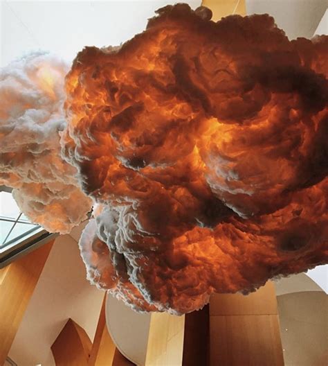 The Cloud Art Installation Known As Nimbus At Disney Hall