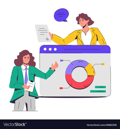 Web Statistics Royalty Free Vector Image Vectorstock