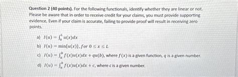 solved question 2 40 points for the following