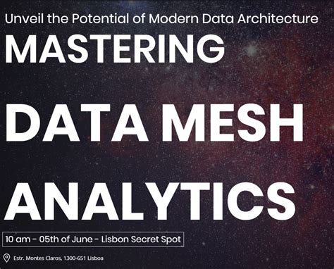 Linkcom On Linkedin 🚀 Mastering Data Mesh Analytics Will Focus On