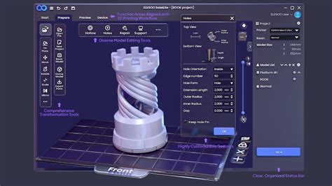 Elegoo Satellite 3d Slicer New Optimized Resin Software