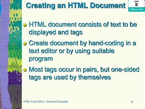 Ppt Html5 And Css3 Illustrated Unit B Getting Started With Html Powerpoint Presentation Id
