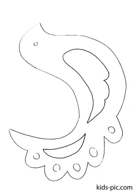 Шаблоны птиц для аппликации Аппликация ПТИЦЫ 55 идей для детского сада