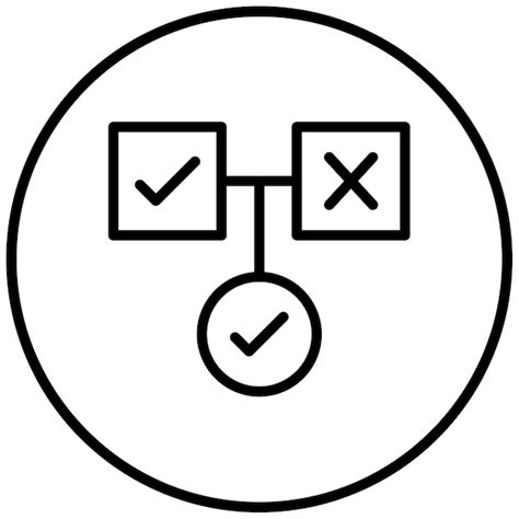 Premium Vector Decision Tree Vector Illustration