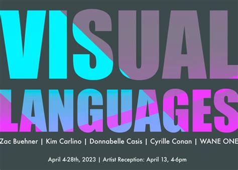 Visual Languages Western Mass Arts Events