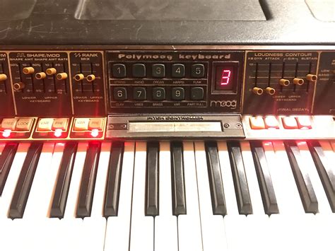Matrixsynth Moog Polymoog 203a Analog Synthesizer