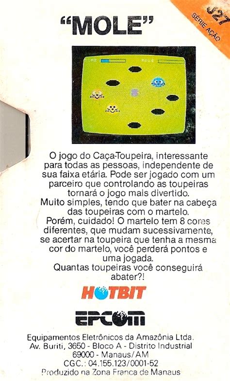 Mole 1983 MSX ASCII Corporation Releases Generation MSX