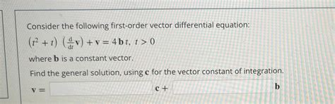 Solved Consider The Following First Order Vector Chegg
