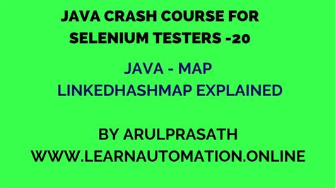 Java Crash Course Map Maps In Java LinkedHashMap Explained Tamil YouTube