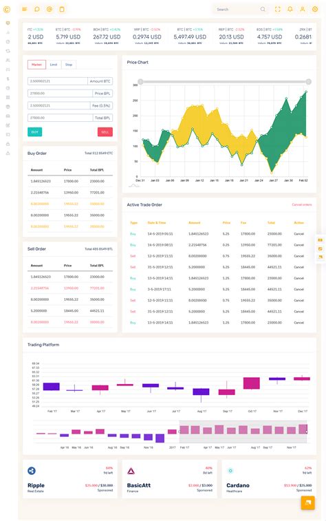 Most Powerful Cryptocurrency Ui Framework Crypto Admin Templates