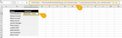 Ways To Switch First And Last Names In Microsoft Excel How To Excel