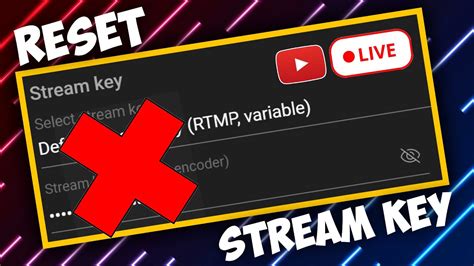 How To Reset Your Stream Key On Youtube Youtube
