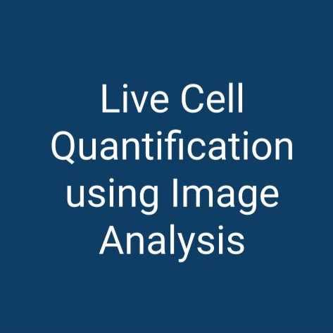 Live Cell Quantification Using Image Analysis
