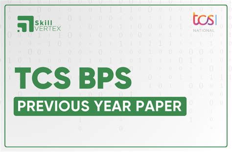 Tcs Bps Previous Year Paper Pdf Download