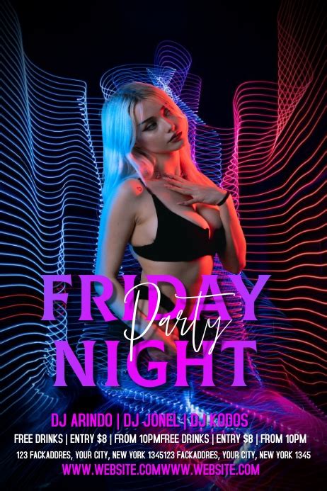 Friday Night Template Postermywall