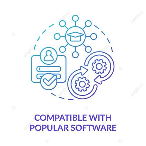 Icon Depicting Blue Gradient Concept Suitable For Commonly Used Software Vector Lineart Flat