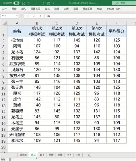 Vlookup搭配indirect跨表格灵活查找，非常经典的函数嵌套！