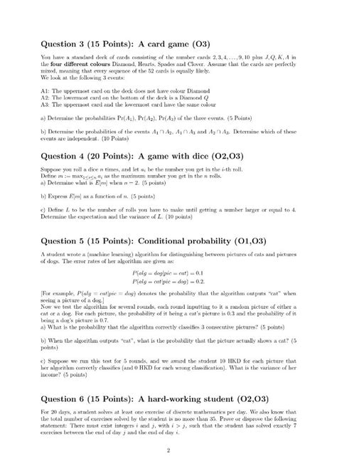 Solved Assignment Counting And Probabilities COMP Chegg