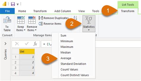 List Average In Power Query Easy Examples