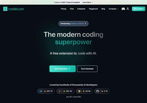 Codeium The Modern Coding Superpower Random AI Product