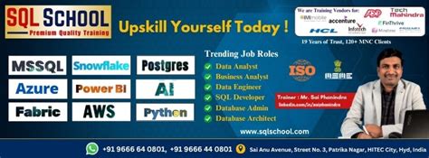 Sql School Microsoft Businessintelligence Msbi Online Training