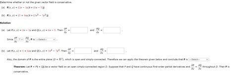 Solved Determine Whether Or Not The Given Vector Field Is Chegg