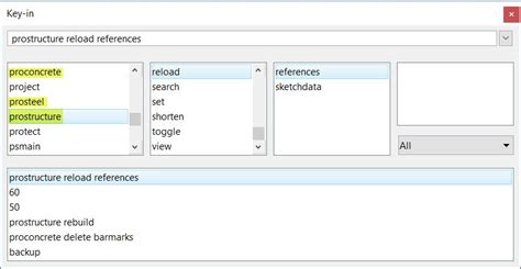 prostructures using key in commands communities