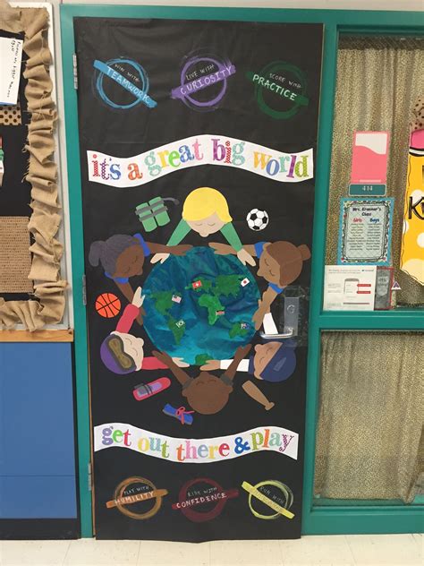 Big World Recess Boosterthon 2015 Travel Theme Classroom School