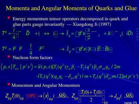 Origin Of Nucleon Mass In Lattice Qcd Ppt Download