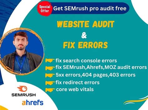 Do And Fix Semrush Audit Errors For Your Website Upwork