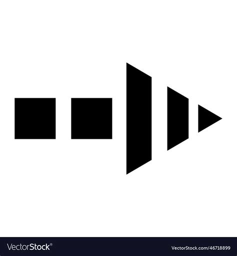 Arrow Icon Modern Simple Or Cursor Royalty Free Vector Image