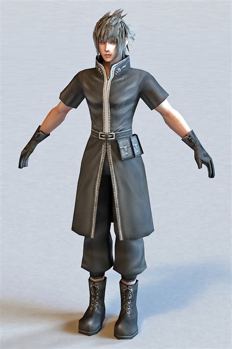 Ff Male Character 3d Model 3ds Maxmayaobject Files Free Download Cadnav