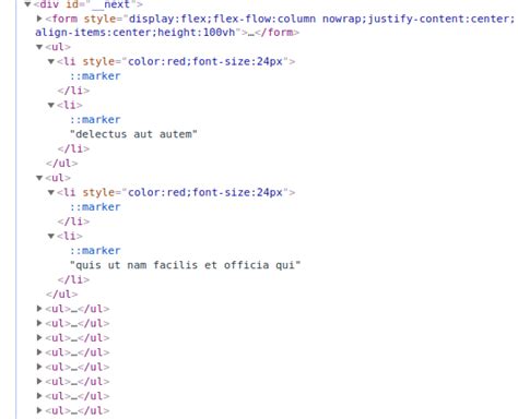 reactjs data from getstaticprops not showing in page but is in props