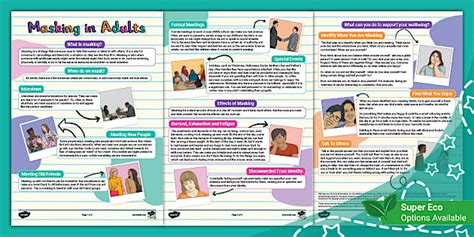 Masking In Adults Teacher Made Twinkl
