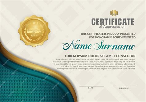 Premium Vector Certificate Template With Luxury And Elegant Texture Premium Vector Certificate Template With Luxury And Elegant Texture