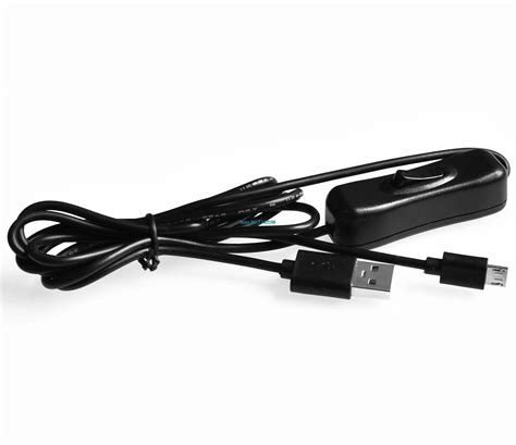 Pcs Lot Raspberry Pi USB To Micro USB Power Cable With ON OFF Switch For Raspberry Pi B B