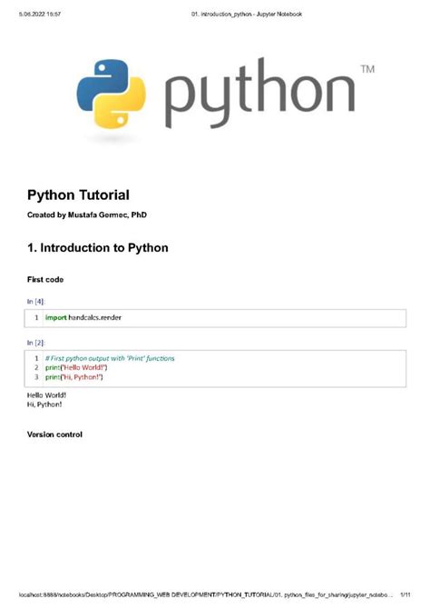 Python Tutorial Codes PDF Connect 4 Programming