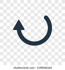 Reload Circular Arrow Vector Icon Isolated Stock Vector Royalty Free