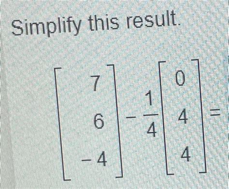 Solved Simplify This Result Chegg Com