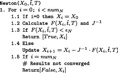 Pseudocode For Newtons Method Download Scientific Diagram