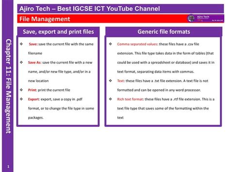 Igcse Ict File Management Ajiro Tech Pdf Web Design And Html Internet